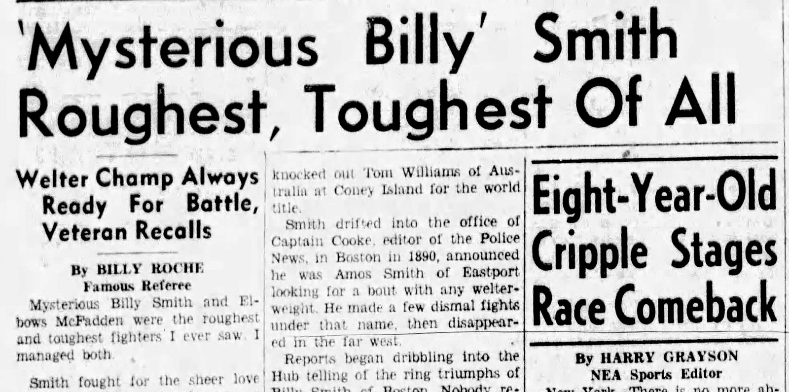 The Mysterious Billy Smith | St. Croix Historical Society